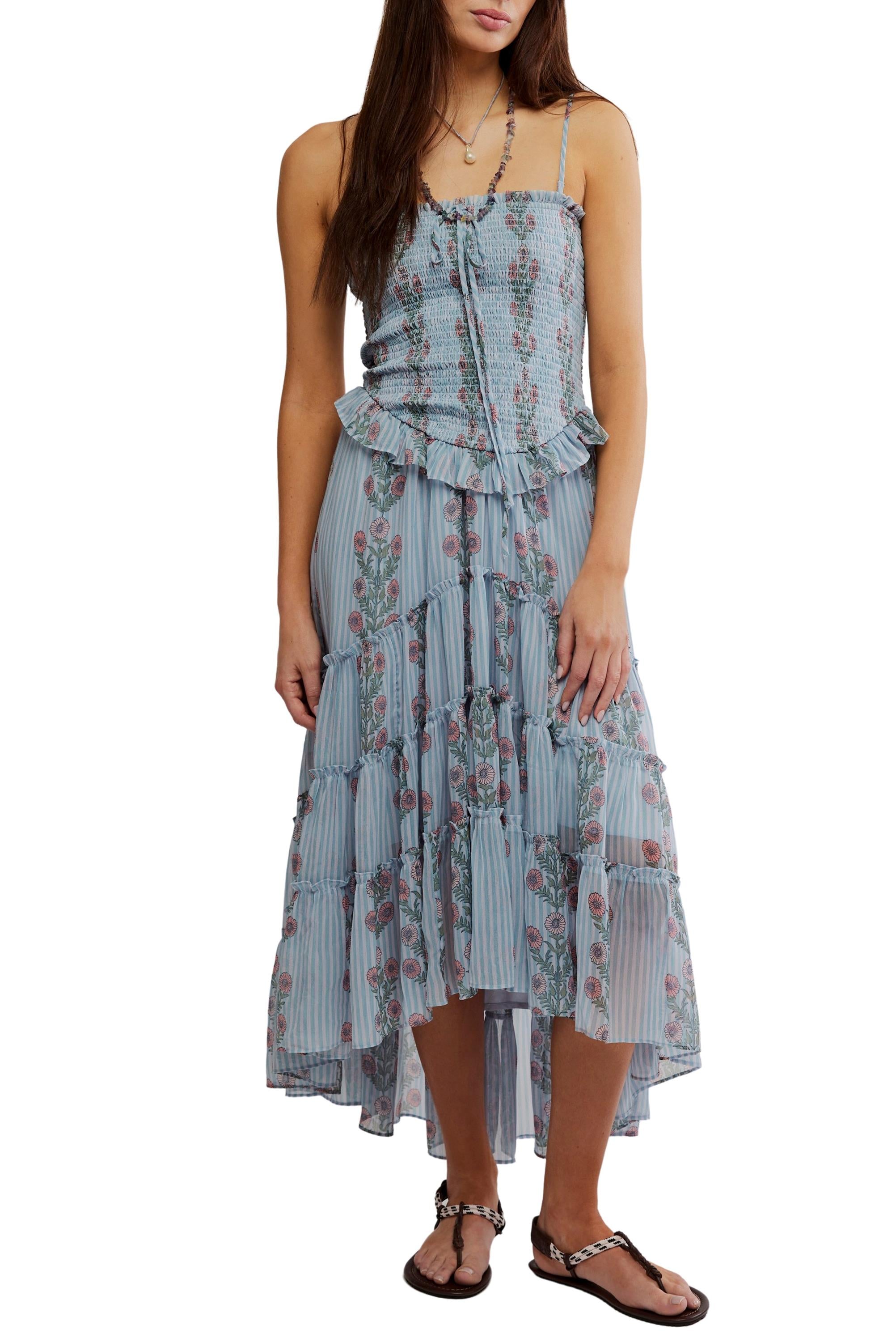 Alejandra Midi Dress Hot Pink Combo – South Moon Under