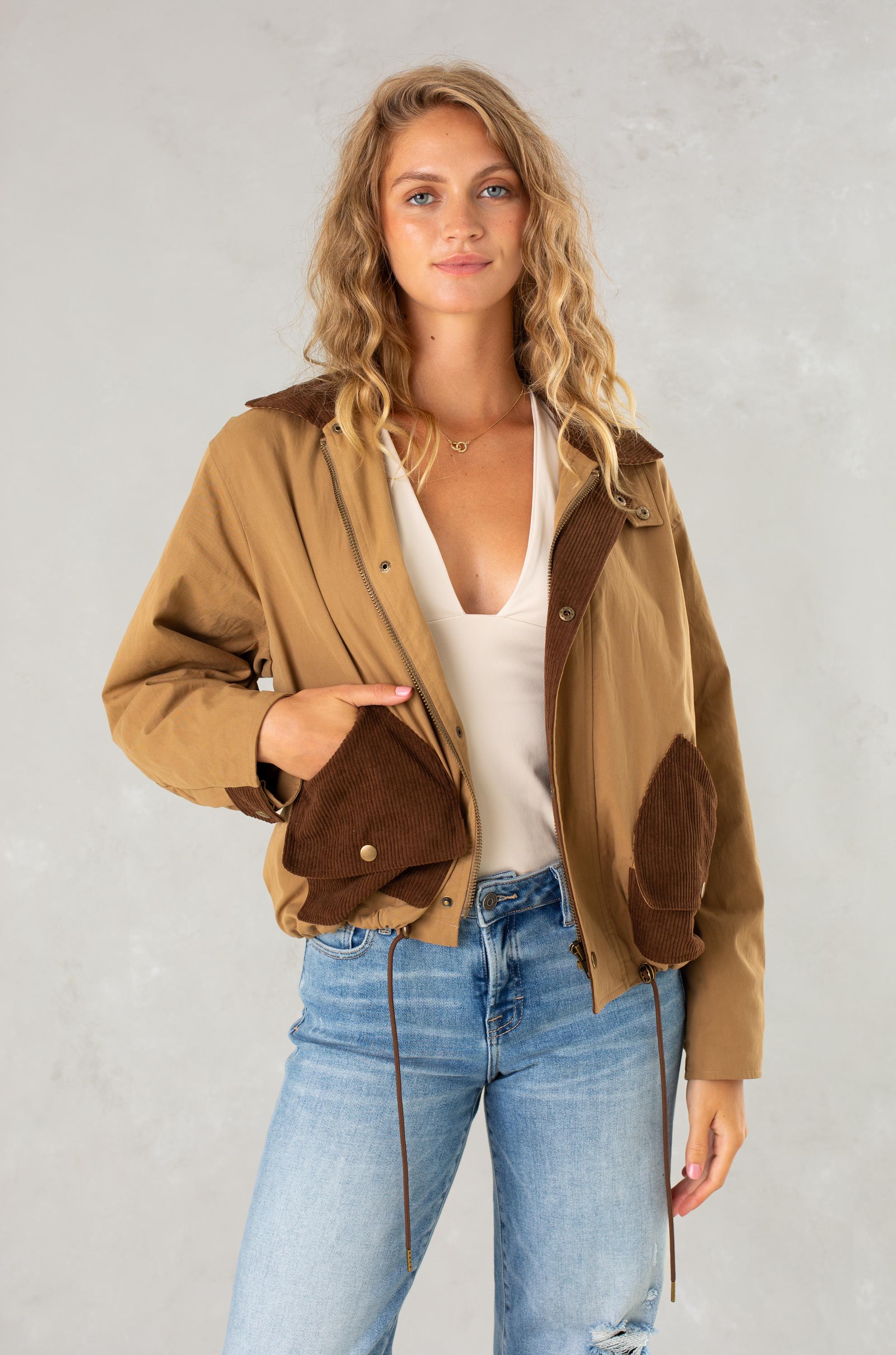 Rory Barn Jacket Tan Brown – South Moon Under