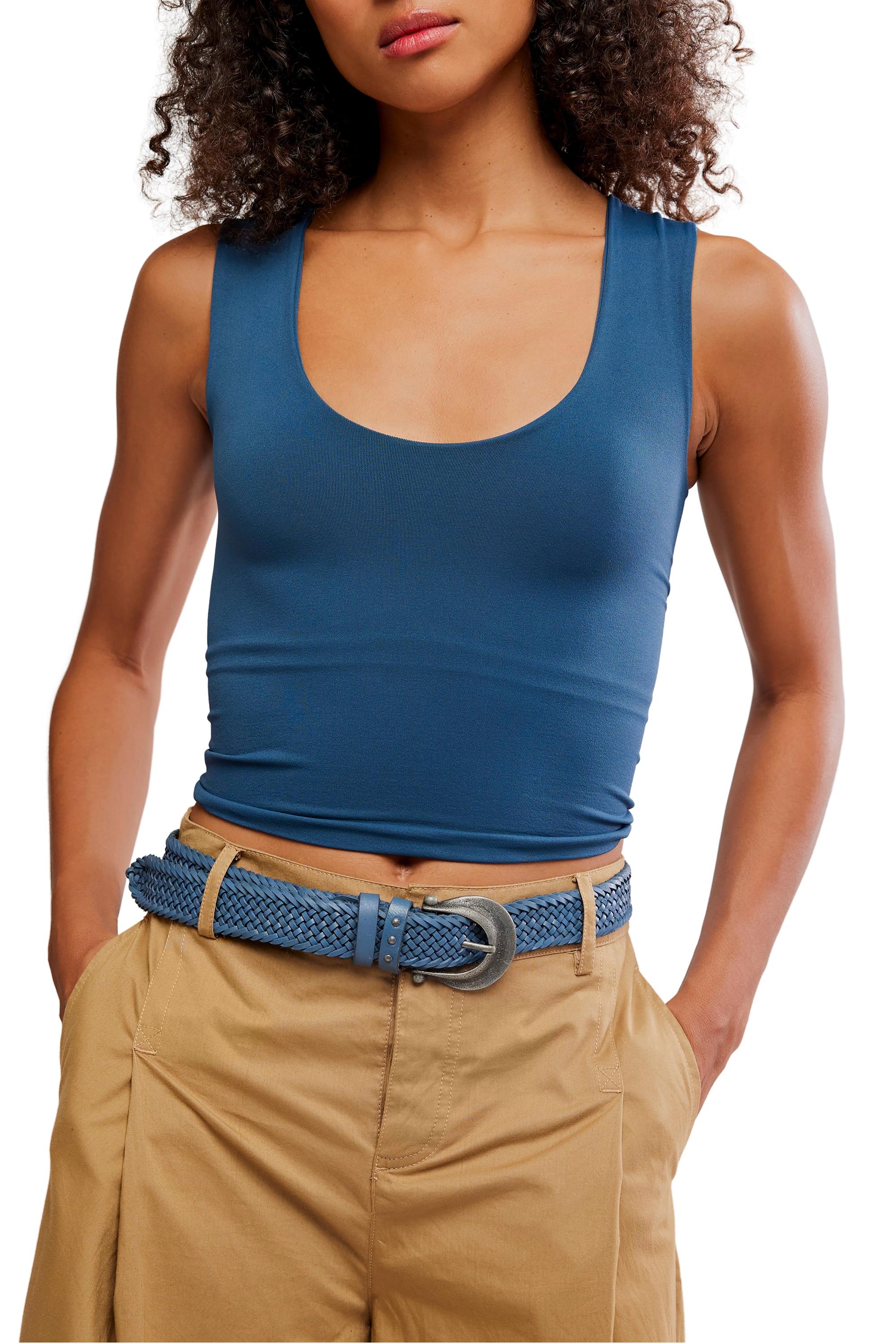 Clean Lines Muscle Cami Adventurer Green – South Moon Under